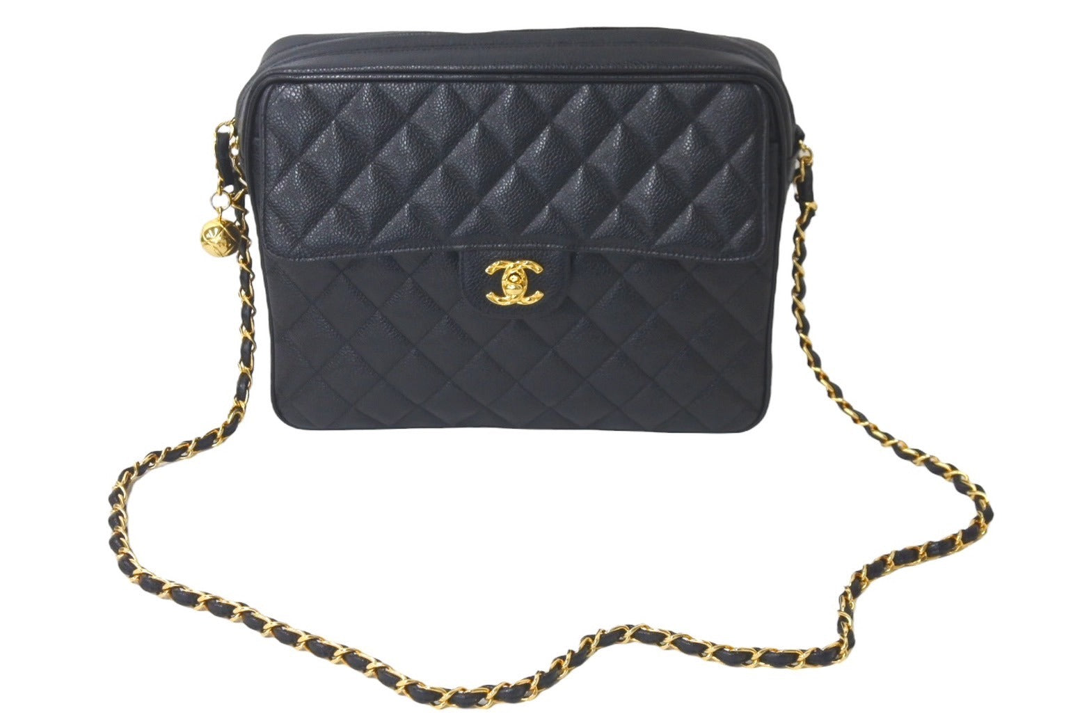 CHANEL シャネル ビジューチェーンショルダーバッグ マトラッセ CHANEL シャネル ビジューチェーンショルダーバッグ マトラッセ