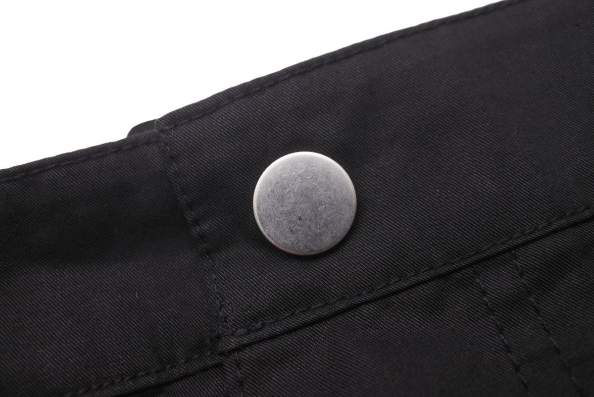 新品未使用 FFF POSTAL SERVICE トリプルエフポスタルサービス フレアパンツ コットン シルバー金具 サイズ36 中古 ...